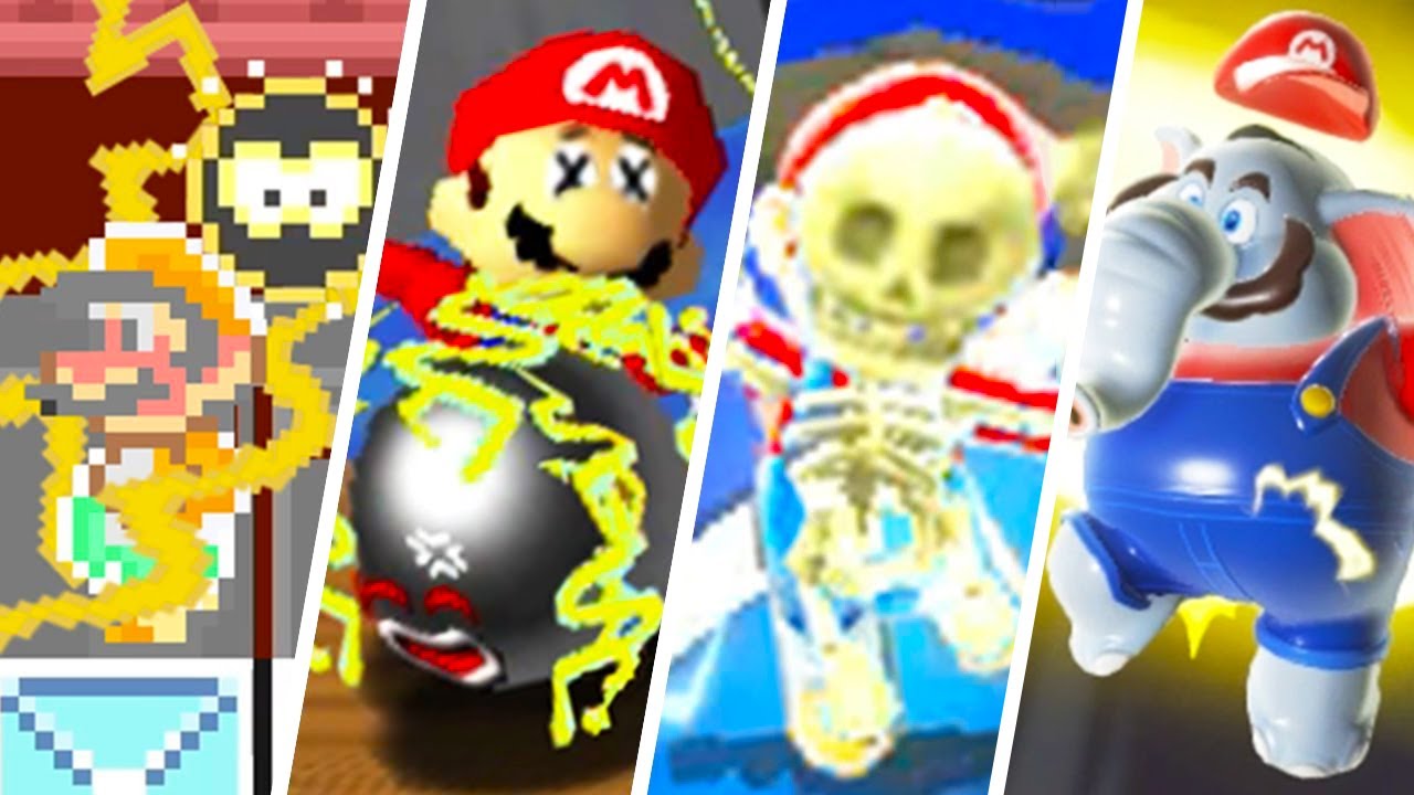 Evolution of Mario Getting Electrocuted (1988-2024) - YouTube