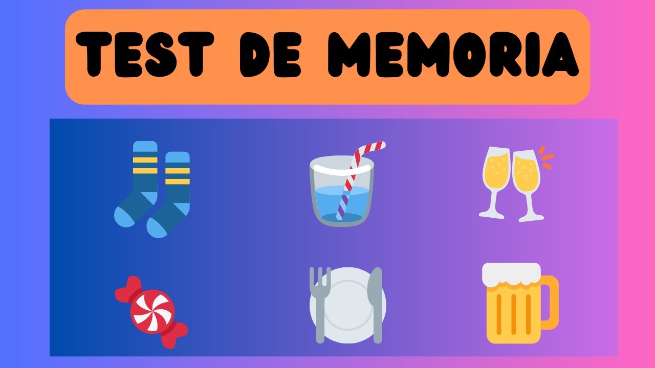 🧠 Test de MEMORIA VISUAL | DESAFIO - Recuerda el OBJETO correcto 🏝️ ...