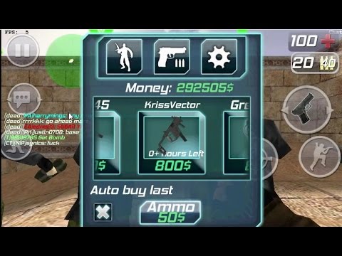 Counter Strike Portable How to Get Kriss Vector - YouTube