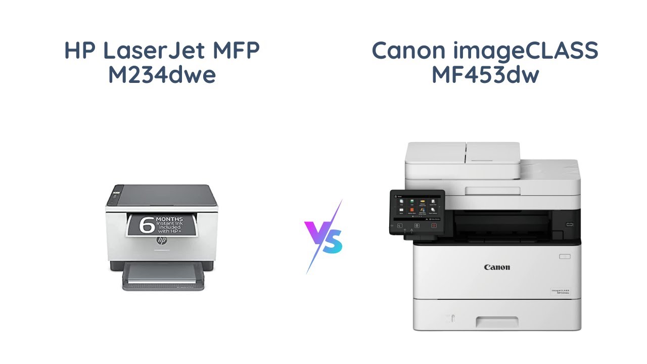 HP LaserJet M234 vs Canon MF453dw: Which one is better? - YouTube