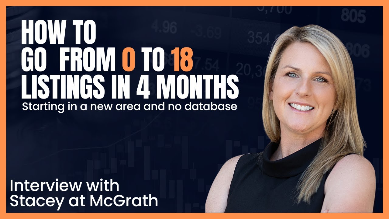 How new agent Stacey went from 0 to 18 listings in her first 4 months ...
