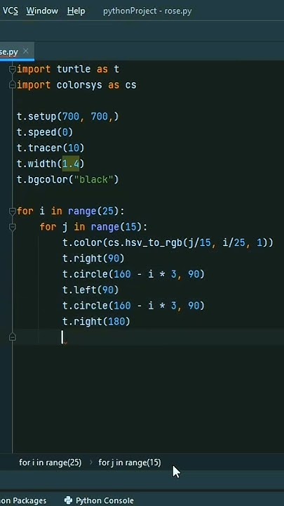 Unleash your creativity with Python Turtle! #shorts #short #viralvideo#python #coding#ytshorts# ...