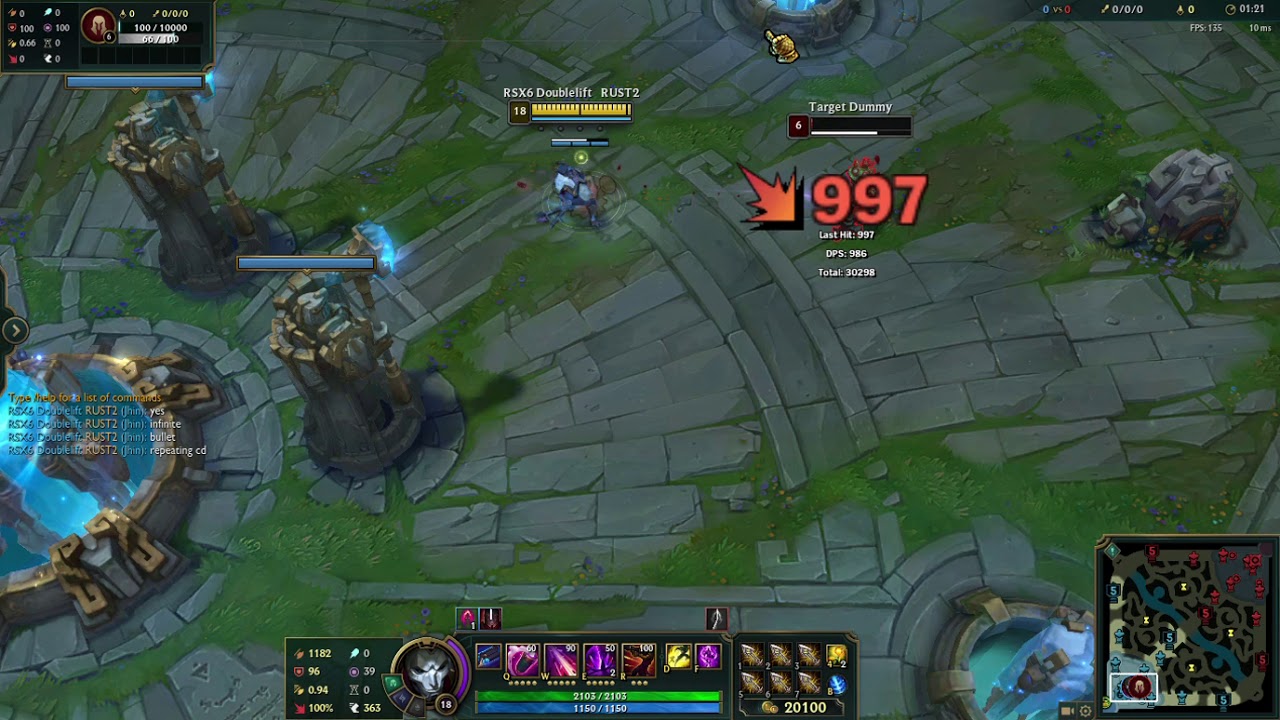 Jhin Infinity Bullet - YouTube