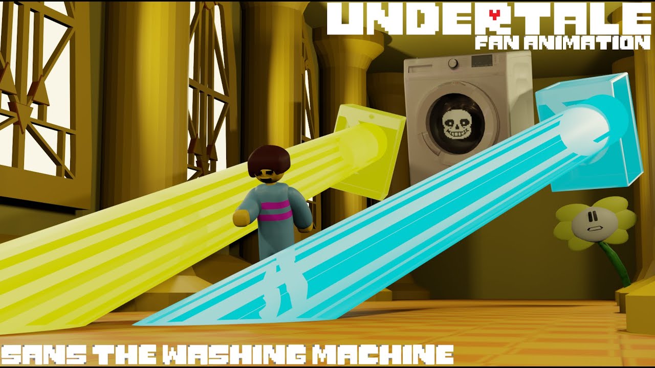 Sans The Washing machine! |Undertale Fan Animation| - YouTube