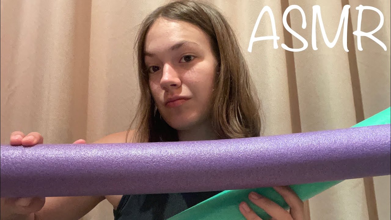 ASMR - POOL NOODLE ASMR - YouTube