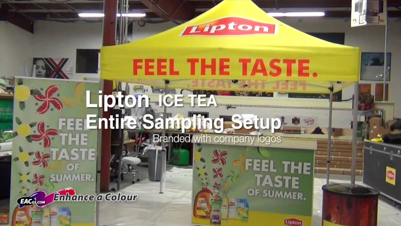 Lipton Iced Tea Portable Interactive Display - YouTube