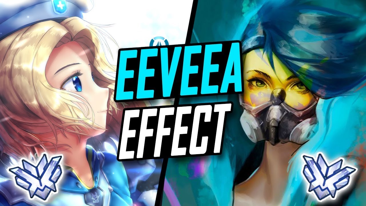 EEVEEA MERCY 2.1 AND EFFECT BEST TRACER! GREAT TEAM? [ OVERWATCH SEASON ...