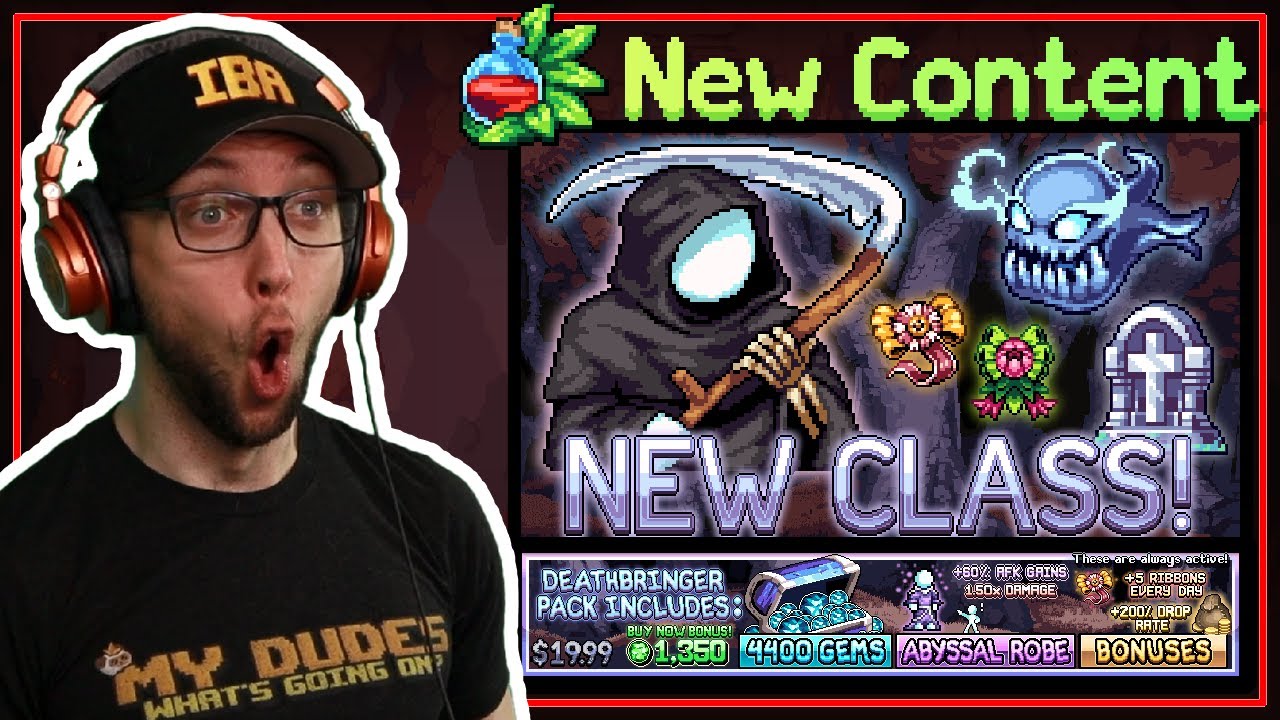 NEW CLASS!! The Deathbringer Has Arrived | Stream Vods | IdleOn - YouTube