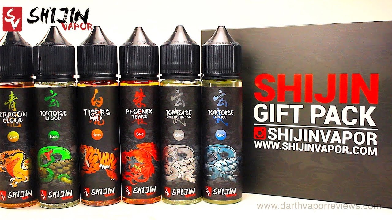 Shijin Vapor | E-Liquid Line Gift Pack Review - YouTube