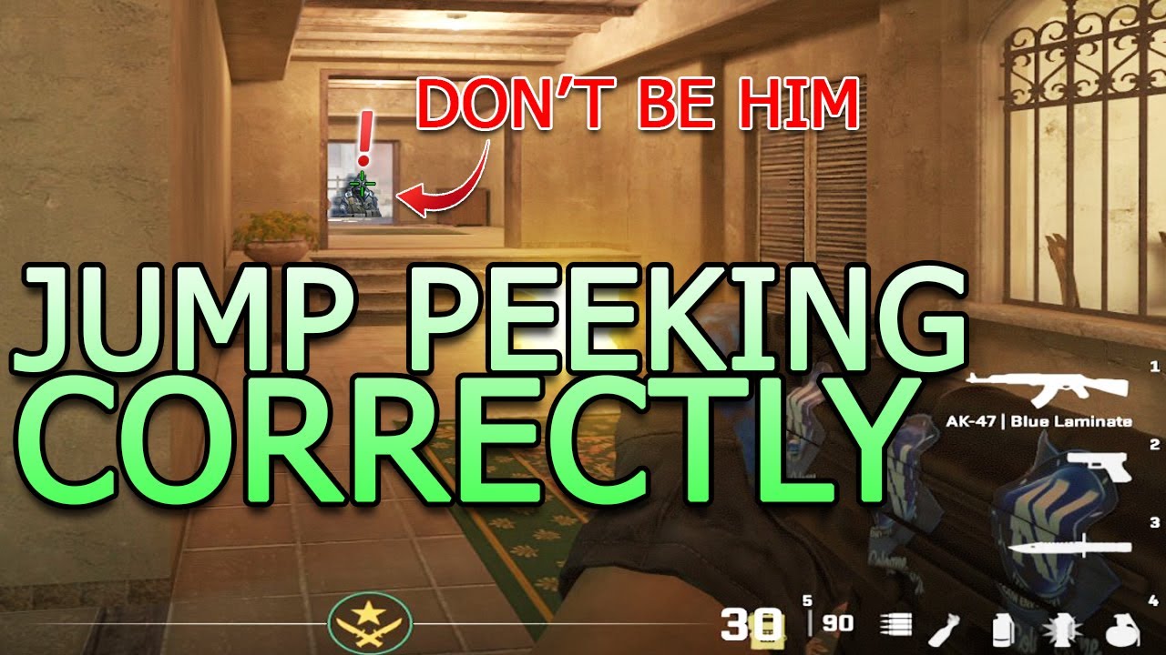 HOW TO JUMP PEEK CORRECTLY in CS2 - YouTube