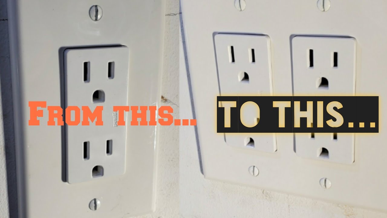 Double Gang Outlet Conversion - YouTube