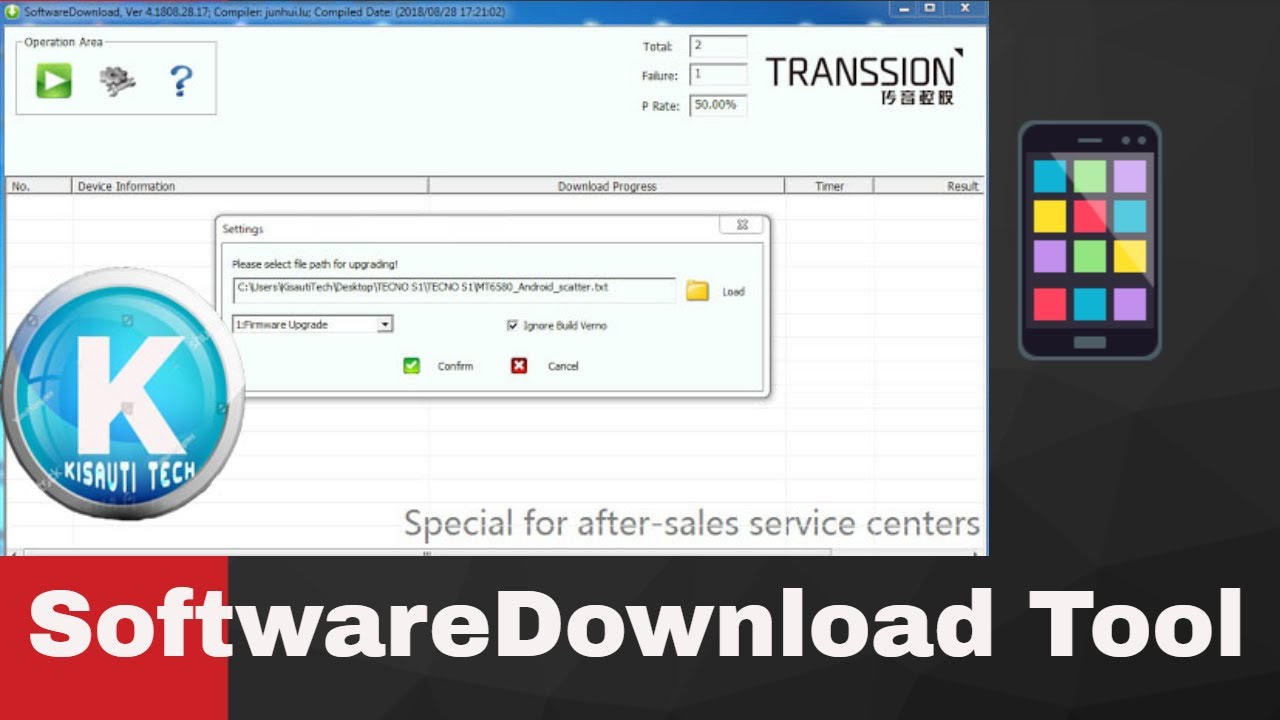 Software Download Tool Transsion Aftersale for flashing Mediatek MTK ...