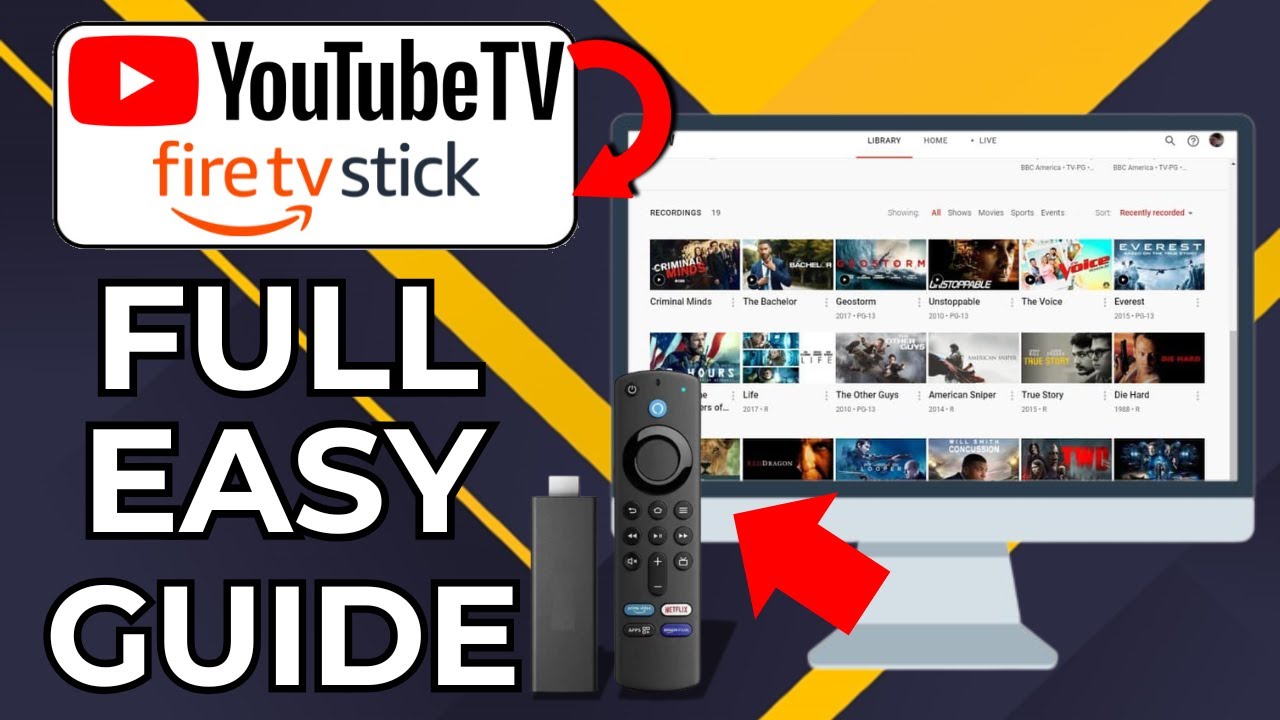 HOW TO SIGN INTO YOUTUBE TV ON FIRESTICK (2025) - YouTube