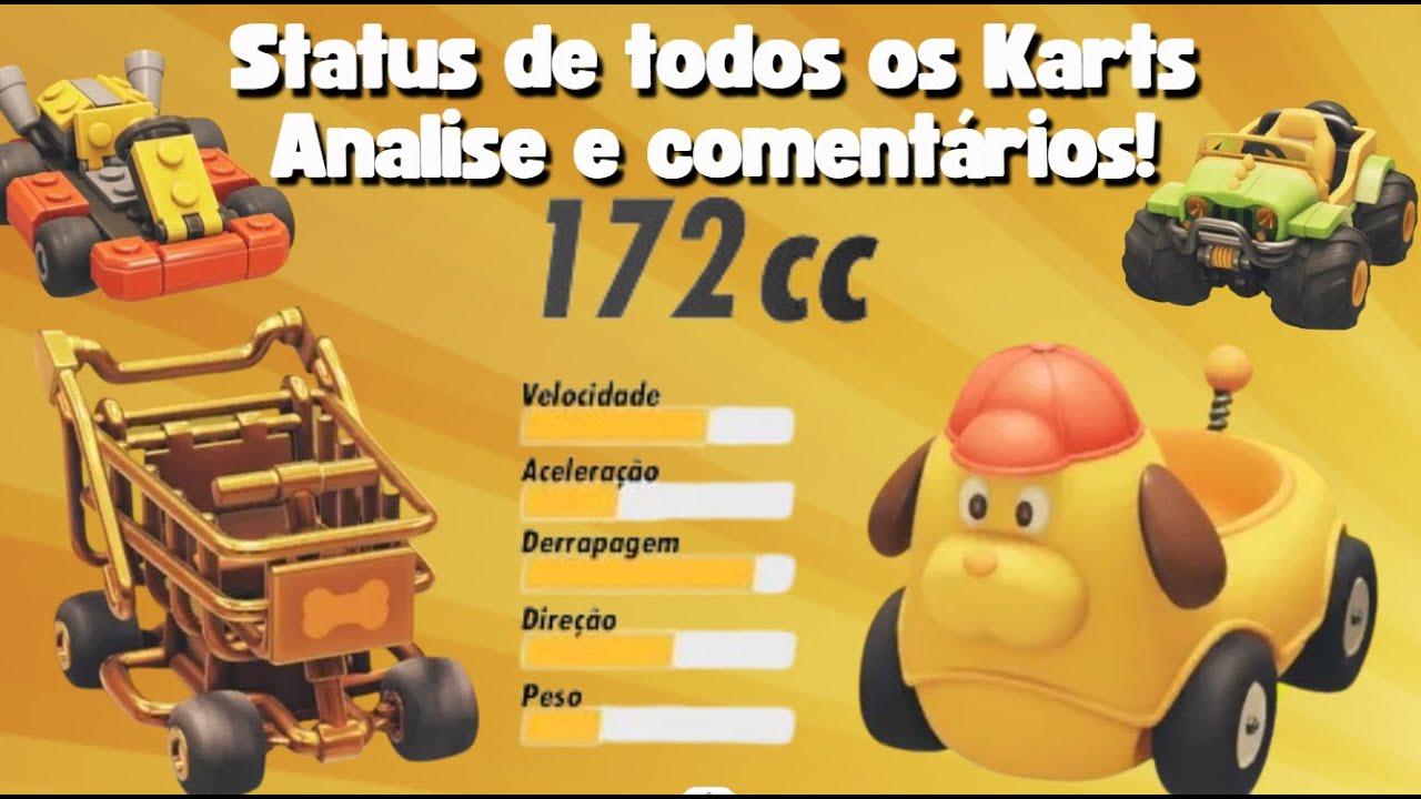 Party Animals Brasil - Status de todos os Karts - Analise e comentários ...