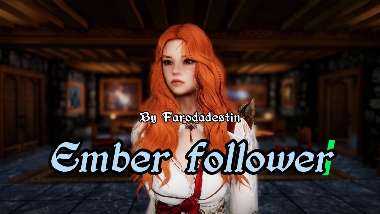 Skyrim Se Ember follower or Aela Iona Ysolda Lydia Serana replacer Mod ...