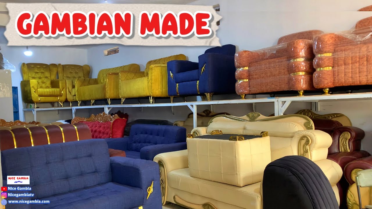 Locally Made Modern Furniture 2025 in The Gambia - YouTube