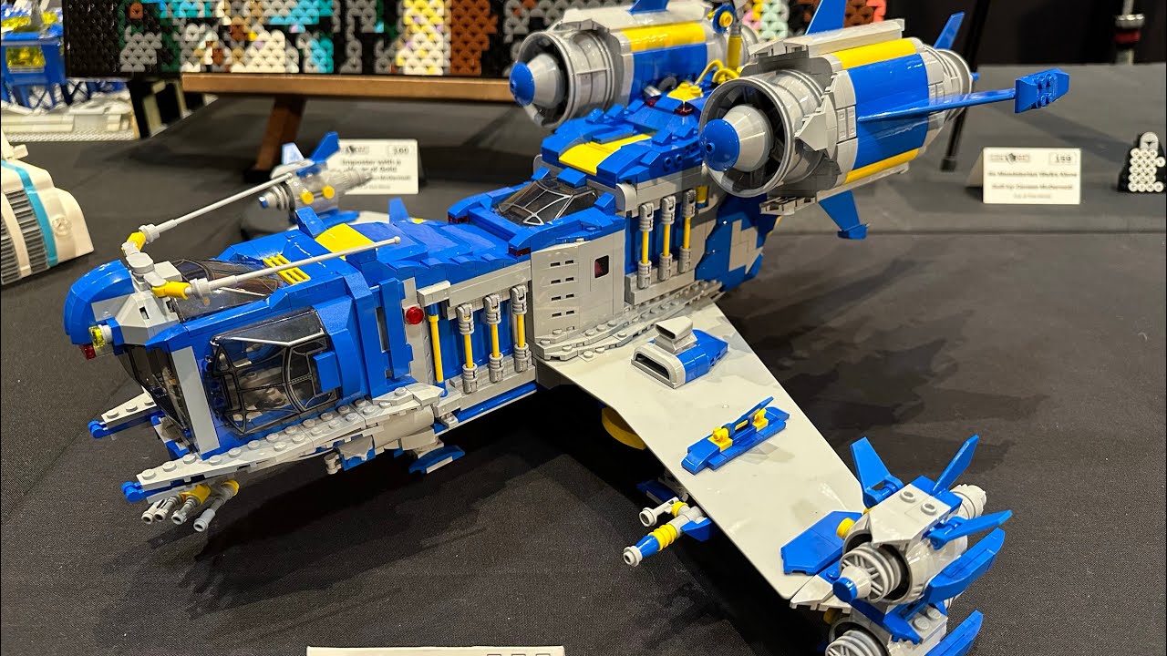 LEGO Spaceship - BrickCan 2023 - YouTube