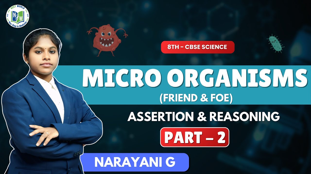 Microorganisms: Friend or Foe? 🦠 Class 8 Science (Assertion & Reasoning ...