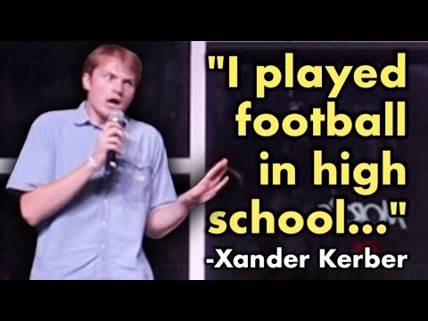 Playing Football in High School | Xander Kerber Stand-Up Comedy - YouTube