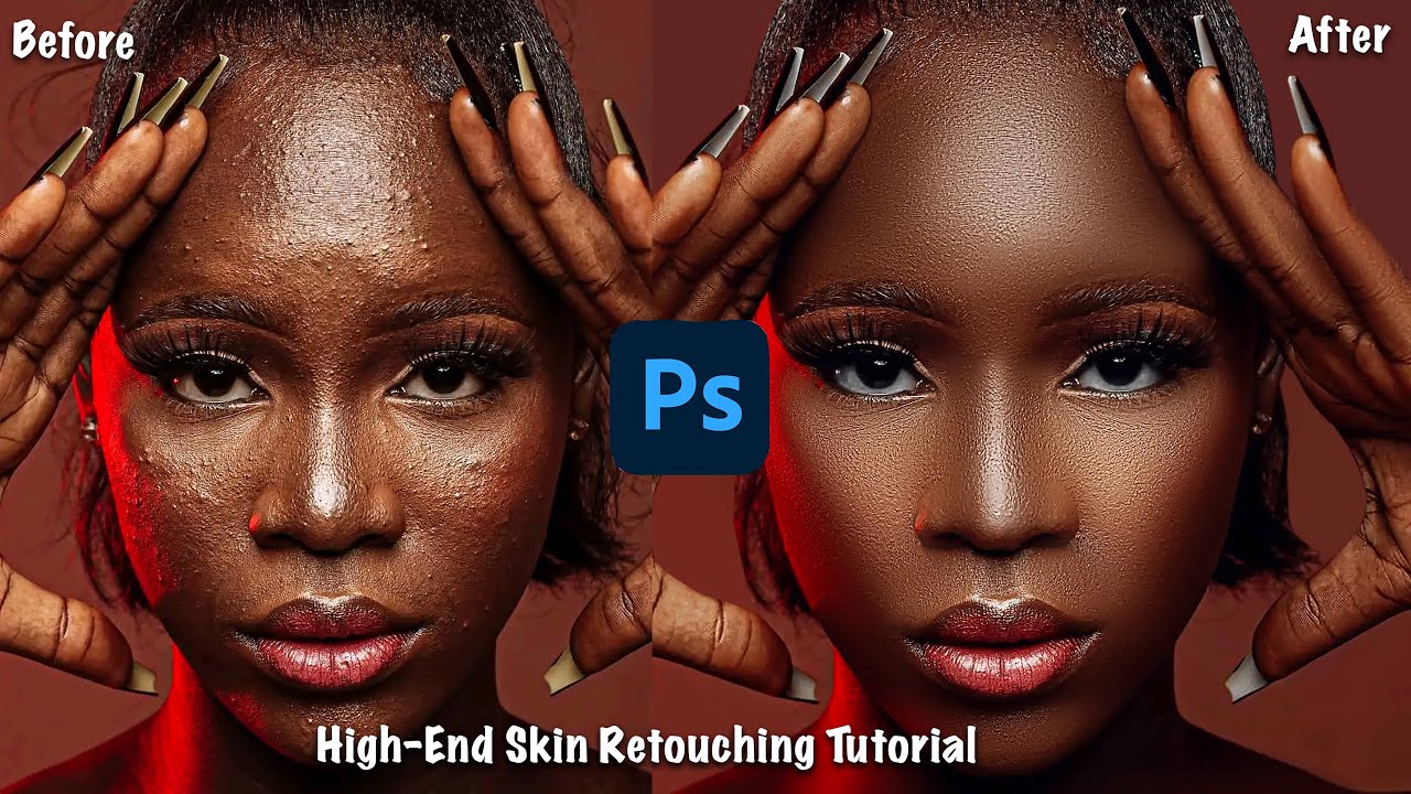 High-End Skin Retouching Beginner Photoshop Tutorial In 10 Minutes ...