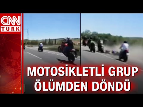 Motosiklet sürücüsünün \