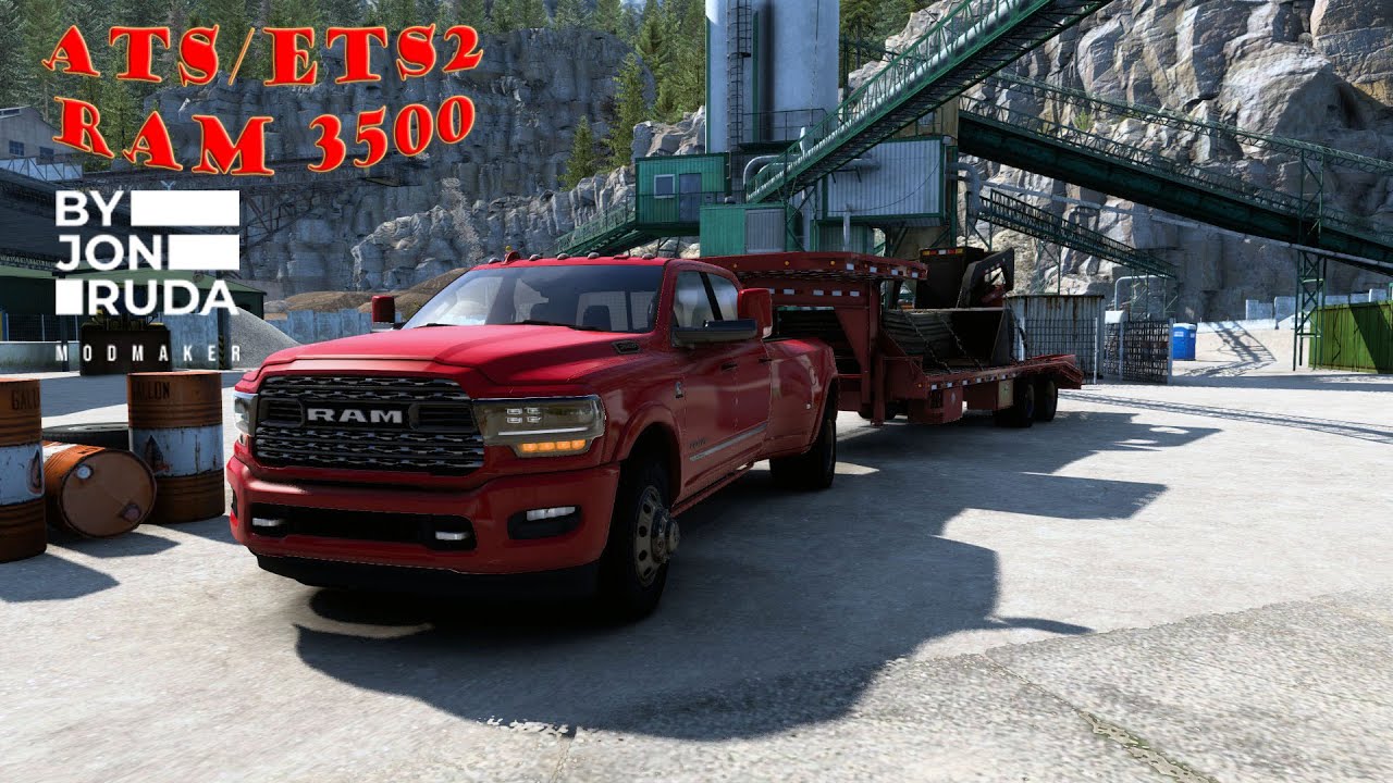ATS/ETS2 RAM 3500 ByJonRuda FIRST LOOK. Gameplay. Customization!!! Best ...