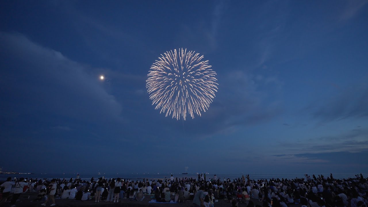 【4k】2024 kamakura fireworks festival - YouTube