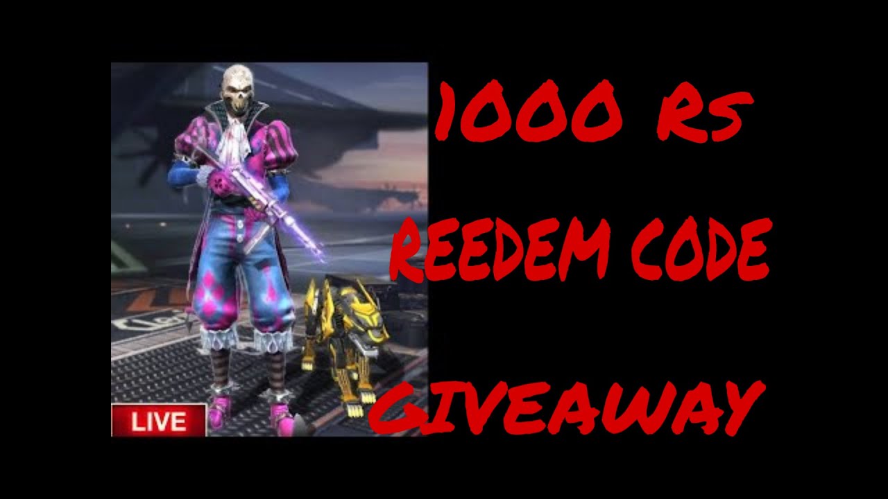 1000 Rs Giveaway | REEDEM code in the video for you |OMG GAMING - YouTube