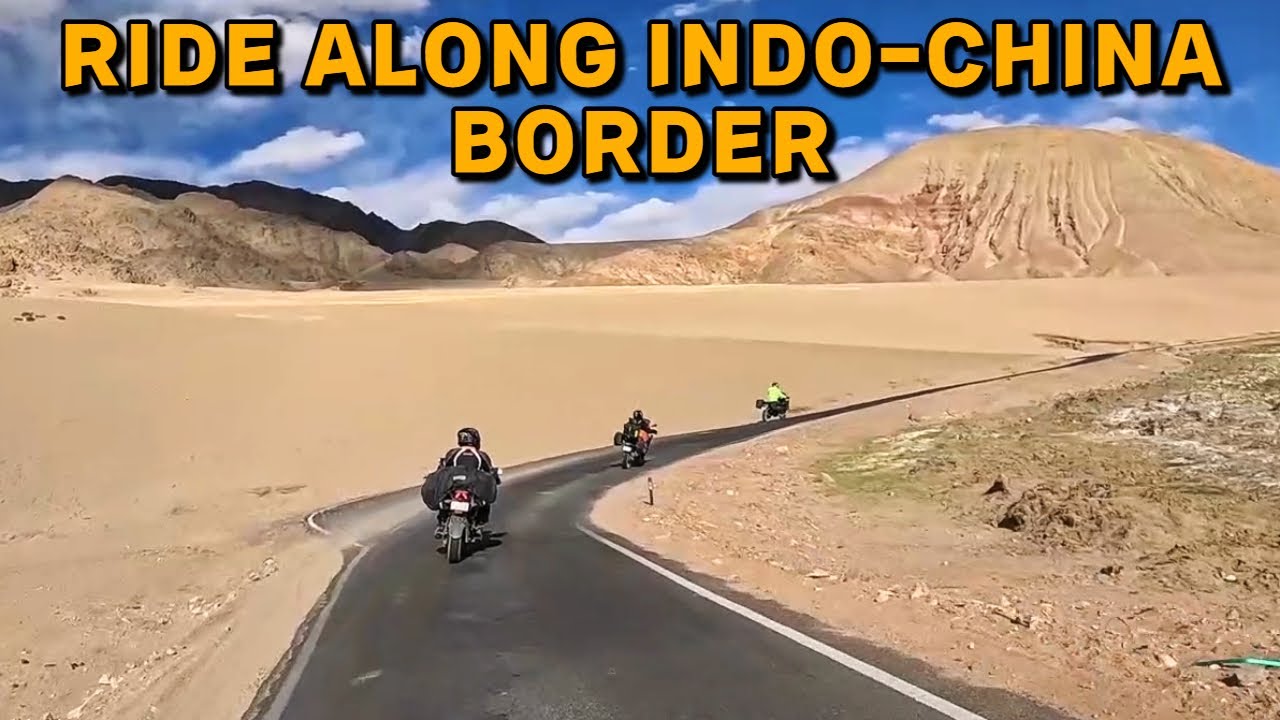 DANGEROUS RIDE ALONG INDO-CHINA BORDER | EP-11 | LADAKH BIKE RIDE 2024 | PANGONG TO HANLE ON ...