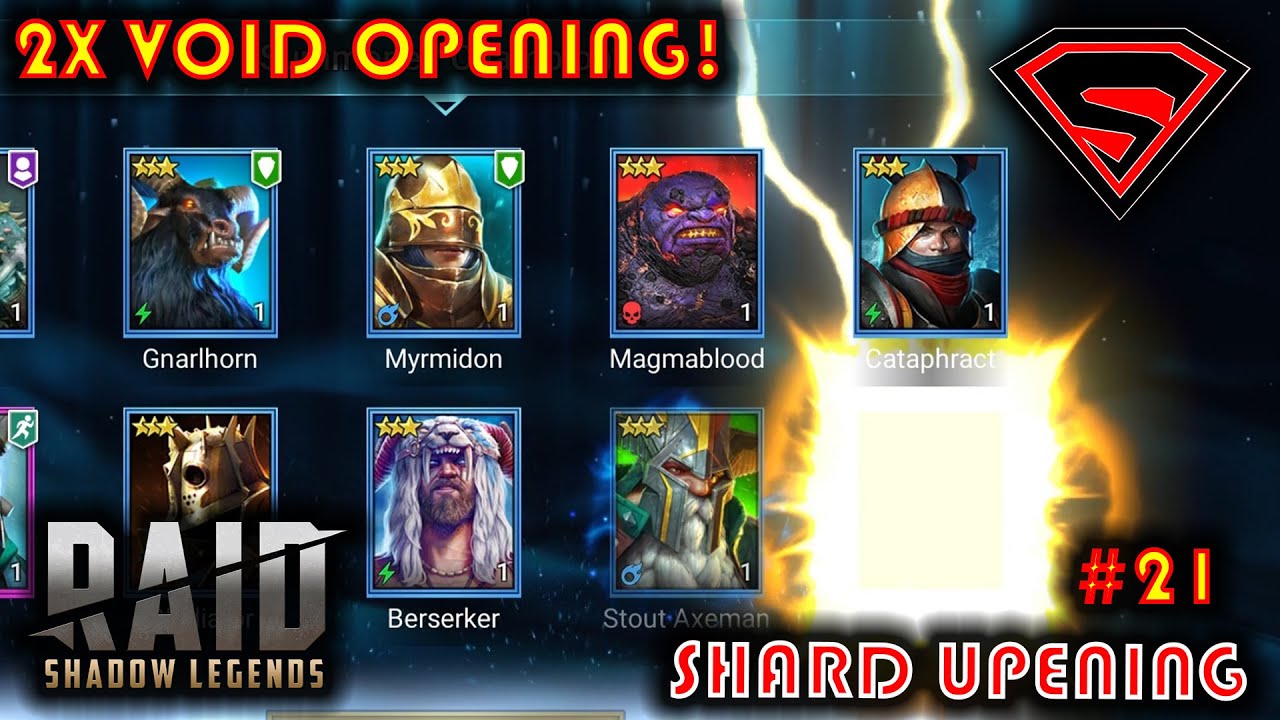 RAID SHADOW LEGENDS SHARD OPENING 21 - OPENING MY VOID SHARDS AND MORE ...