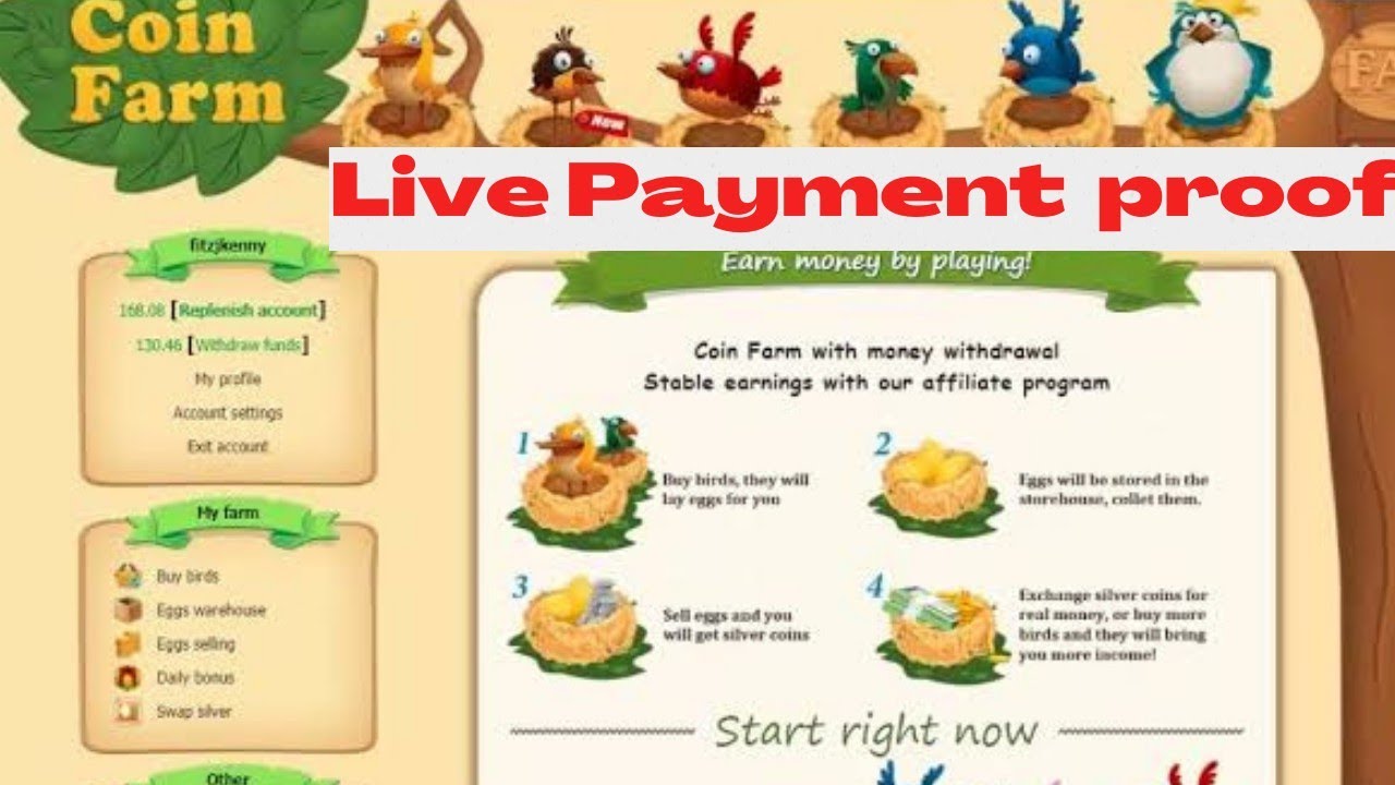 coin farm payment proof - coin-farm.net review - YouTube