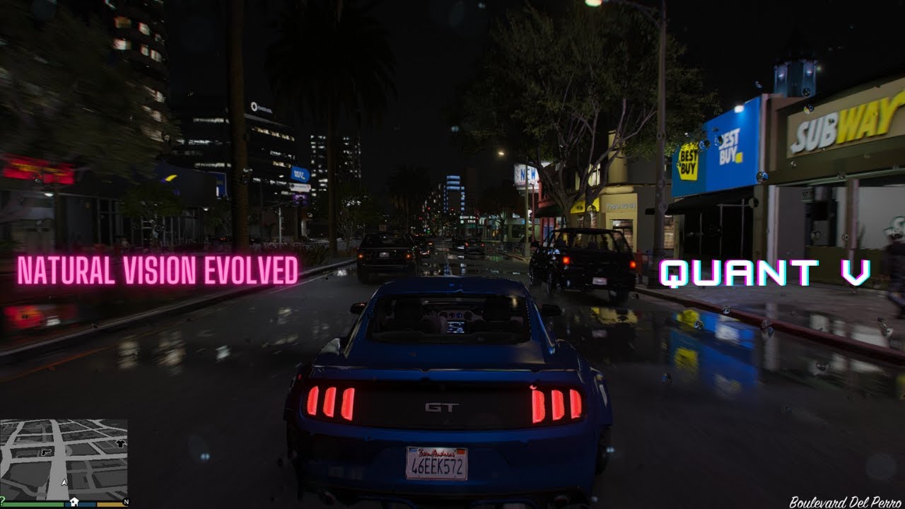 Gta v natural vision evolved + QUANT V ULTRA GTX 1050TI 4GB - YouTube