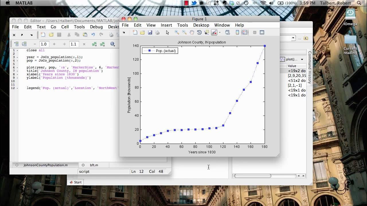 Polynomial regression in MATLAB - YouTube