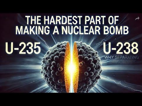 The Hardest Part of Making a Nuclear Bomb - Uranium Isotope Separation