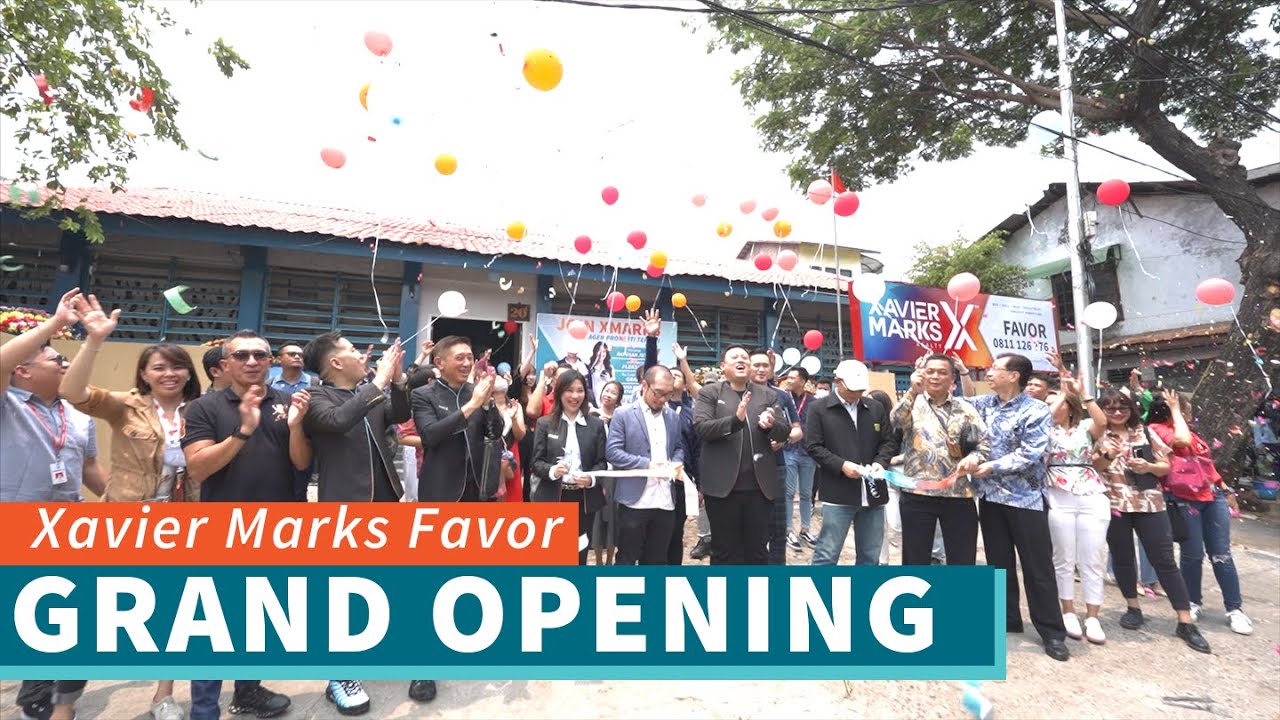 New Office New Journey, GRAND OPENING Xavier Marks Favor Jakarta! - YouTube