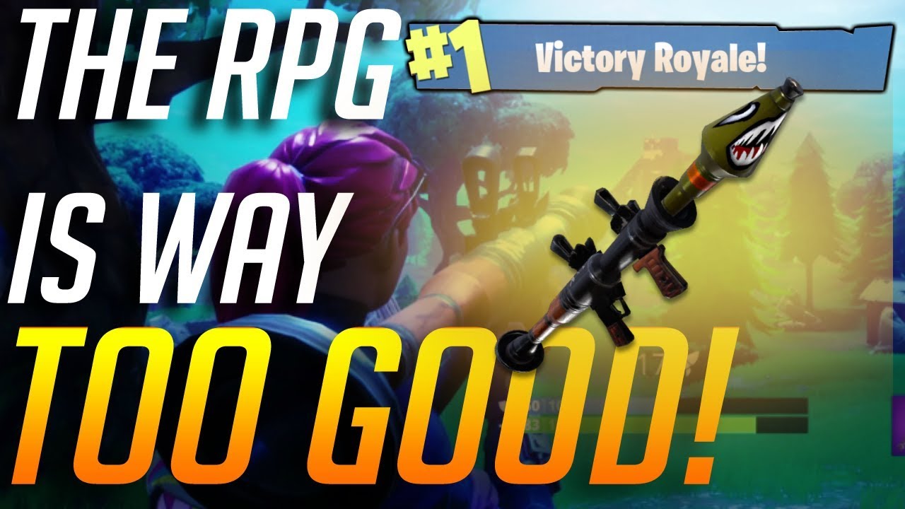 THE RPG IS STILL THE BEST IN THE GAME! Fortnite number one victory ...