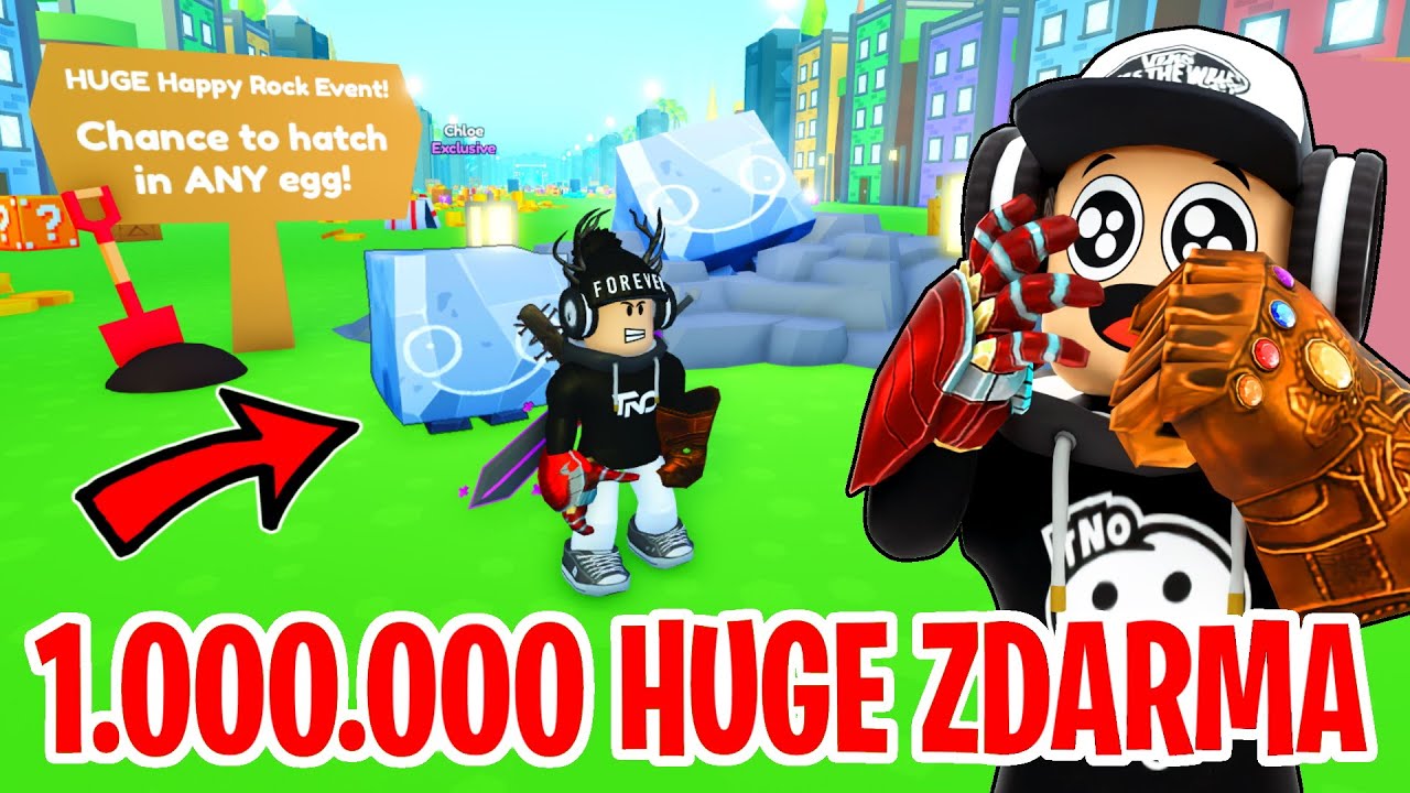 HUGE HAPPY ROCK ZDARMA 🤑 NEJLEPŠÍ EVENT SE VRÁTIL 😋 Pet Simulator X! 🐾 ...