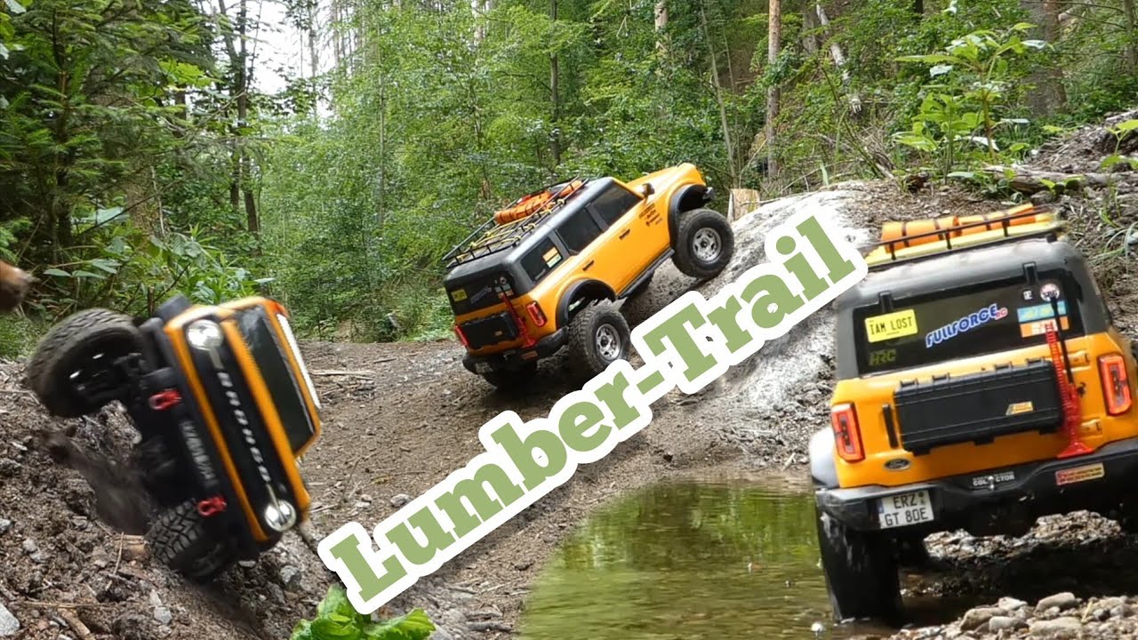 RC Crawler Traxxas TRX4 Bronco 2021. Lumber-Trail - YouTube