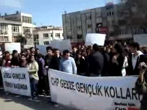 CHP GEBZE YGSYE HAYIR MİTİNGİ