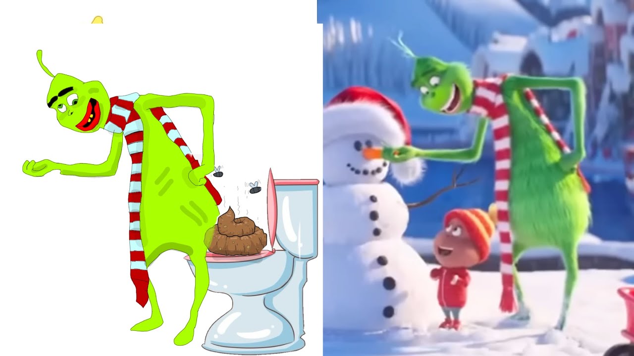 The Grinch Funny Drawing Meme | Funny Grinch - YouTube