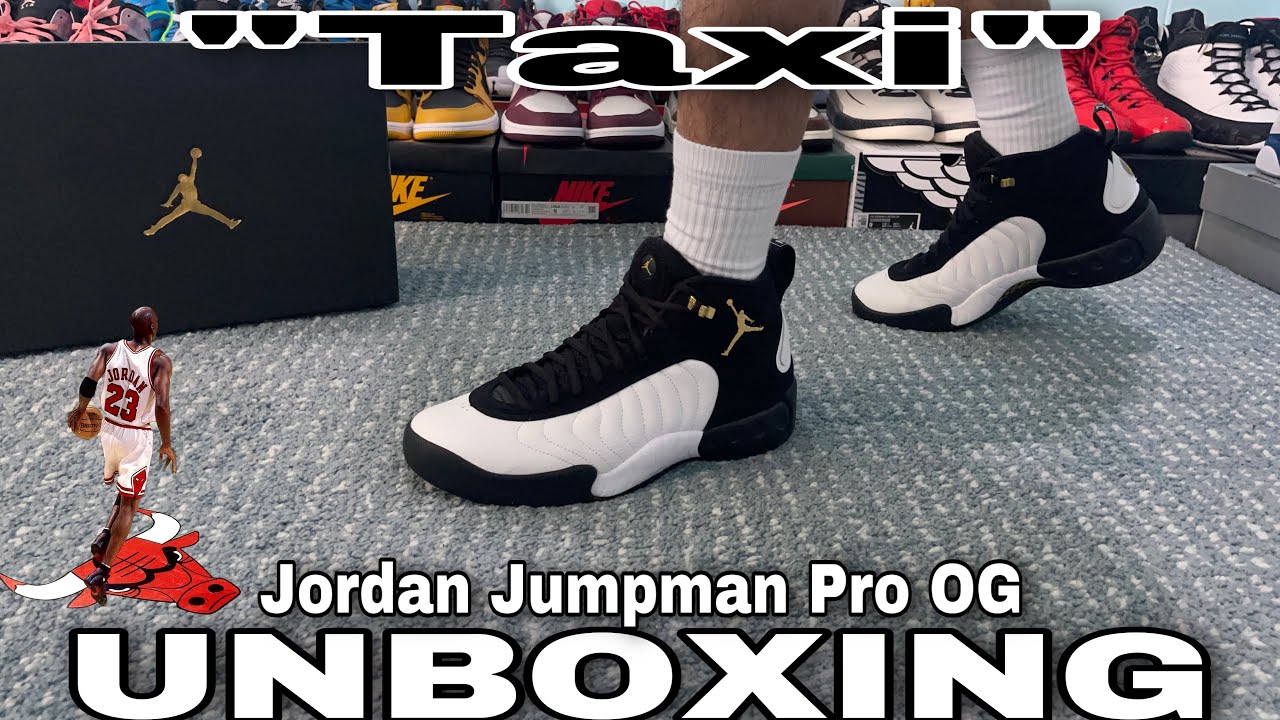 UNBOXING Jordan Jumpman Pro OG Taxi and on Feet - YouTube