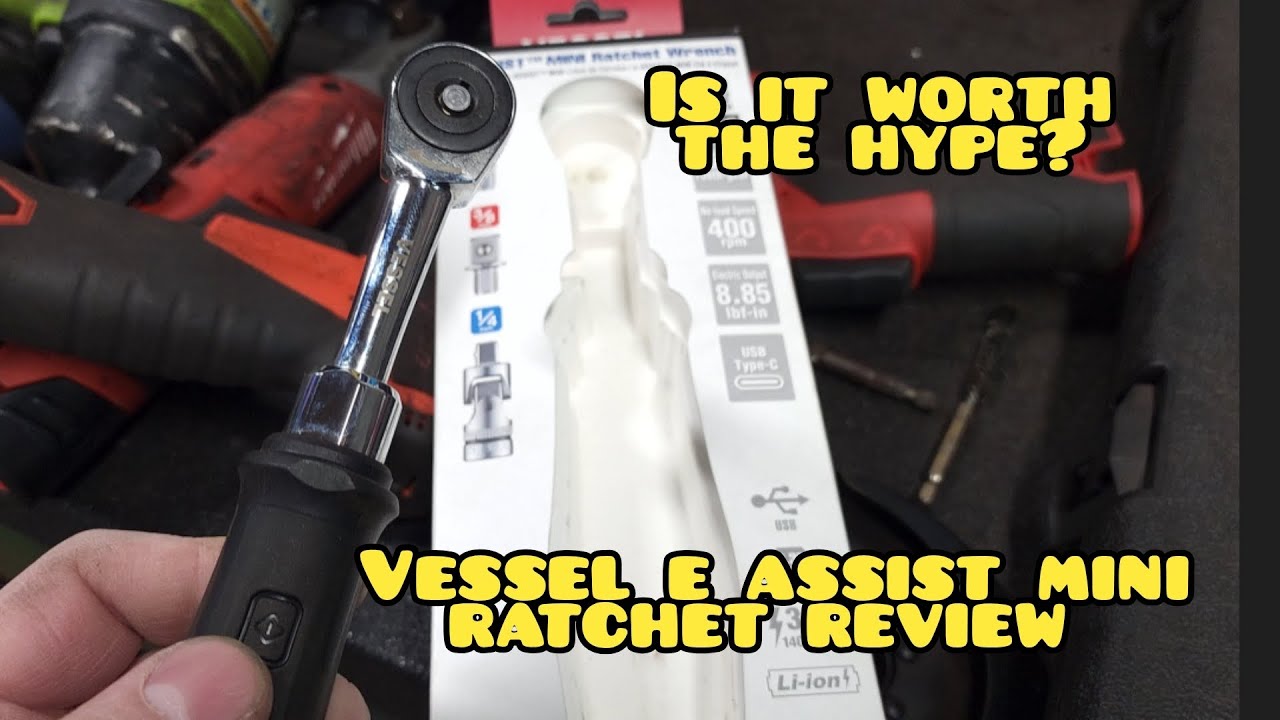 TOOL REVIEW: Viral Japanese Vessel E- Assist Mini Ratchet - YouTube