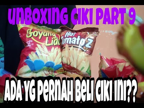 Unboxing ciki HOT POTATOZ dan ciki GOYANG LIDAH part 9
