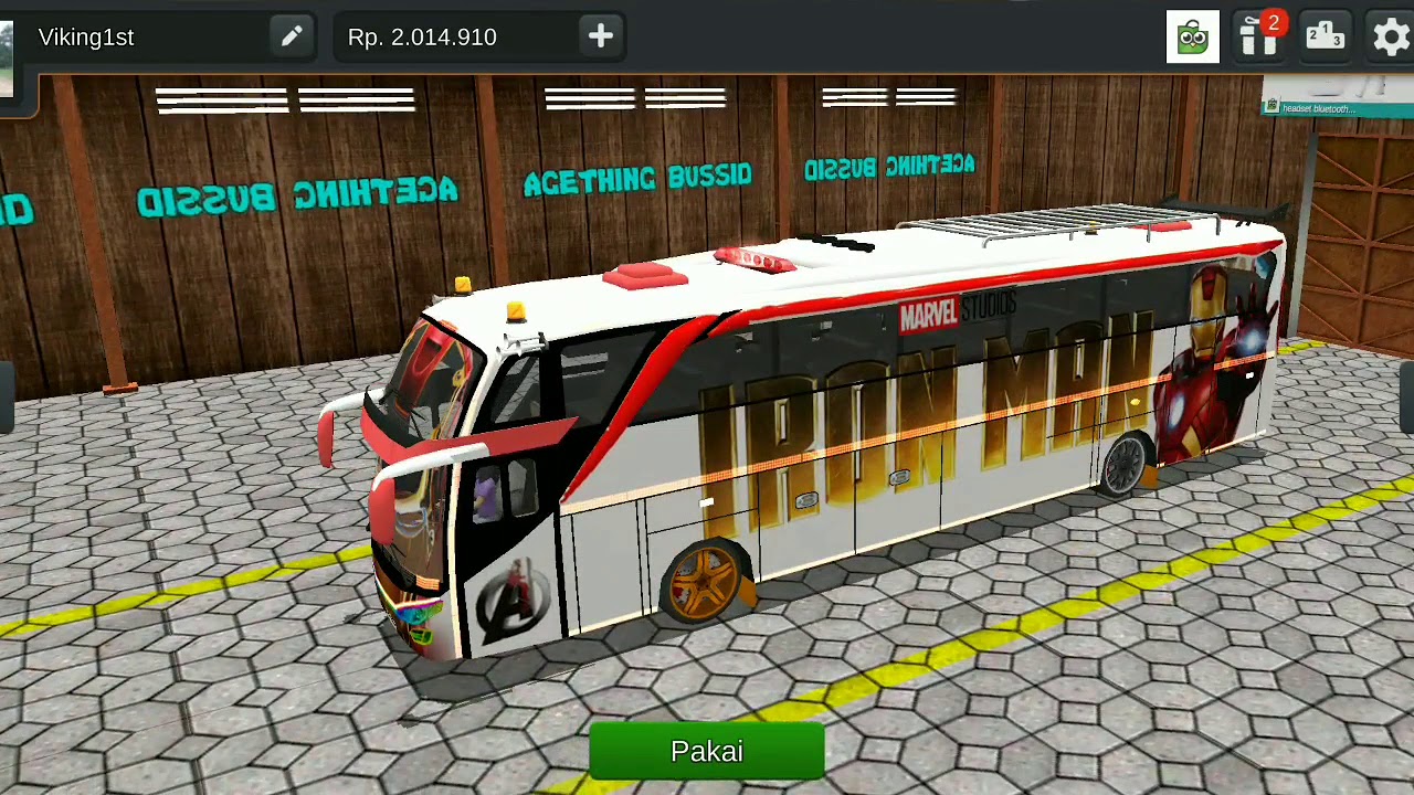 Bus Cosplay Superhero BUSSID Livery Skin JB HD SHD XHD SDD Srikandi ...