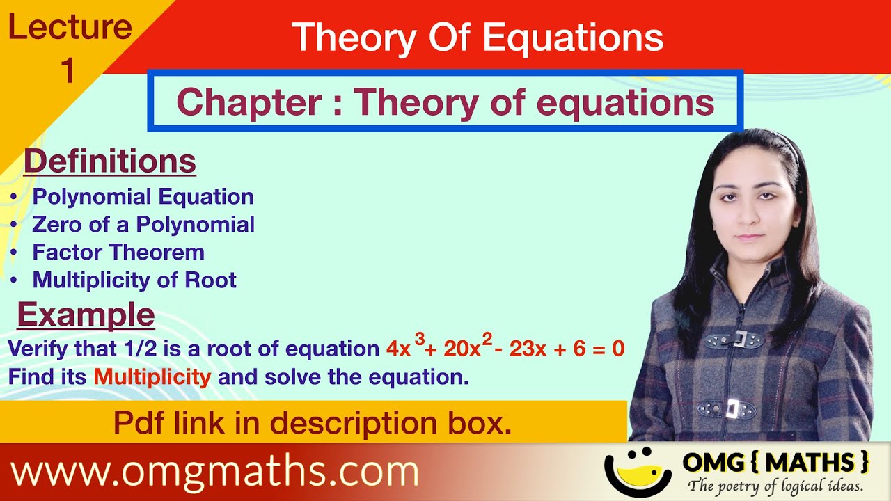 Polynomial Equation | Roots of Polynomial | Multiplicity of polynomial ...