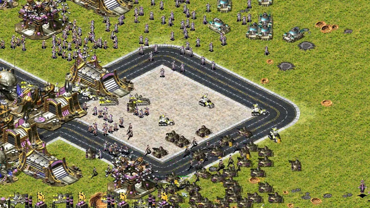 Red Alert 2 | winning the MOST difficult survival map - YouTube