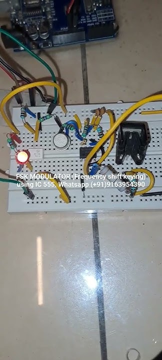 FSK MODULATOR (Frequency shift keying) using IC 555. Whatsapp (+91 ...