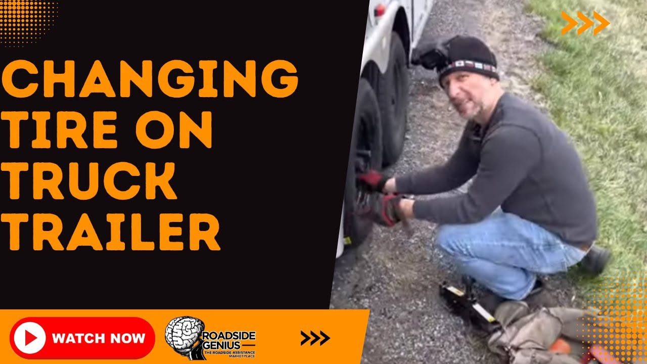 Changing Tire On A Trailer | Quick In And Out | Roadside Genius - YouTube