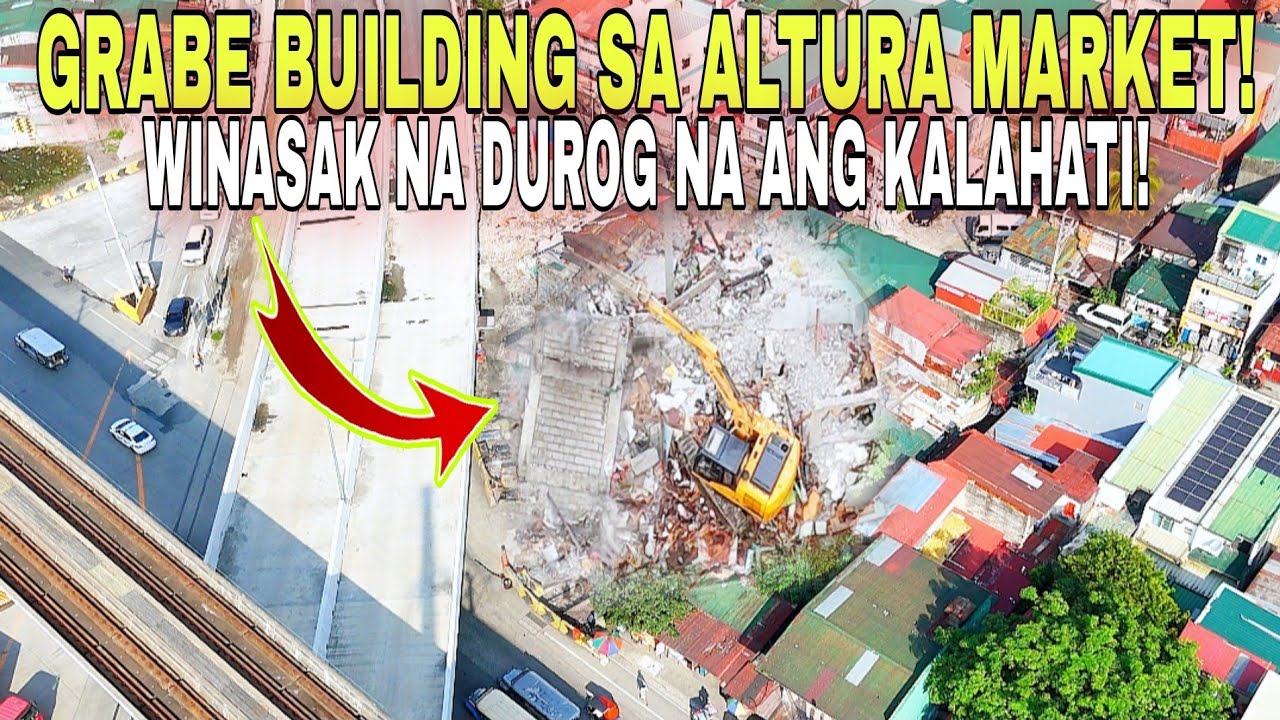 OMG HALA 😱 BUILDING SA ALTURA MARKET WINASAK NA DUROG NA ANG KALAHATI ...