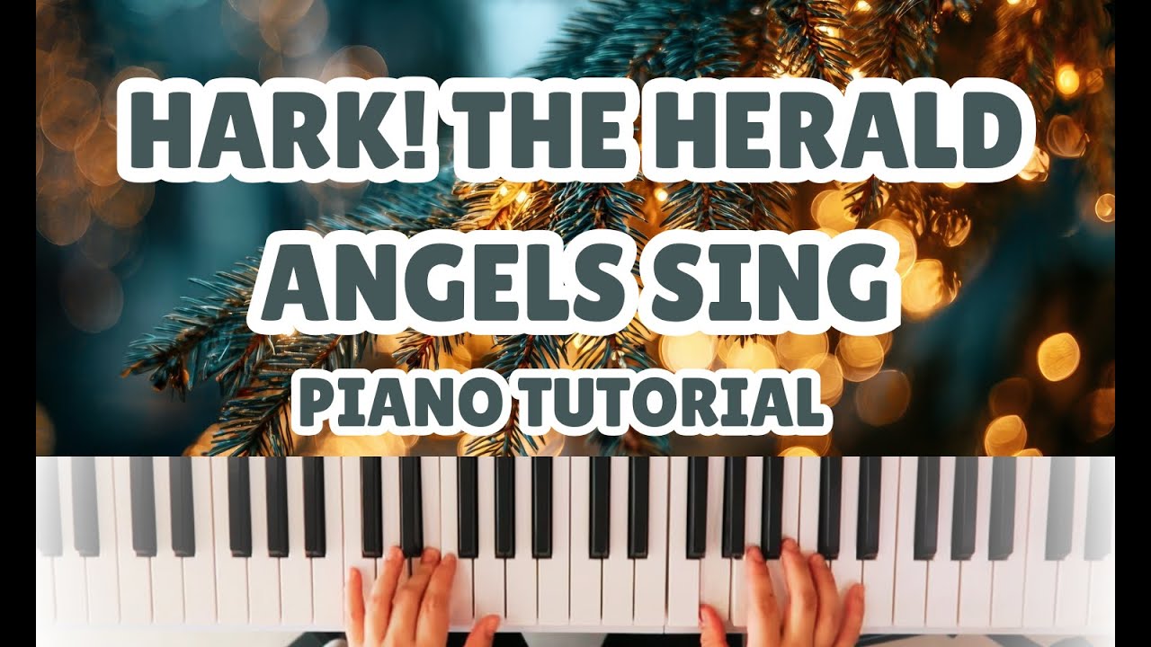 Hark! The Herald Angels Sing | Easy Piano Tutorial - YouTube